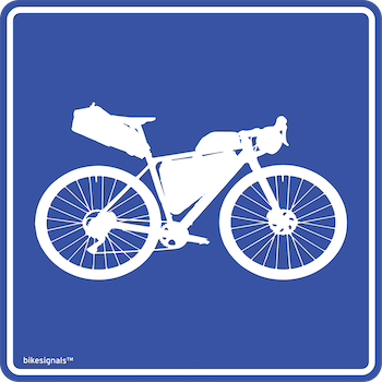 BIKESIGNALS Cycling Life | GearHear Stickers | Bikepacking sticker ...